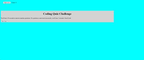 GitHub Izaakv JS Quiz