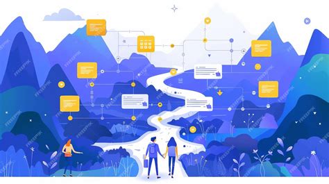 Marketing Customer Journey Map Ai Generate Illustration Premium Ai