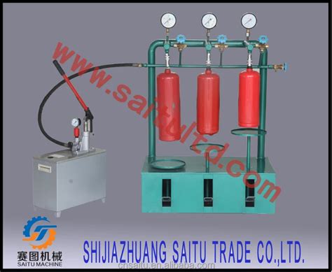 Fire Extinguisher Hydrostatic Water Test Water Pressure Testing
