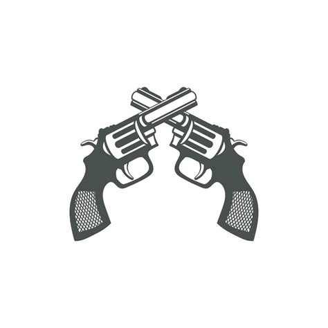Crossed Revolvers Logo