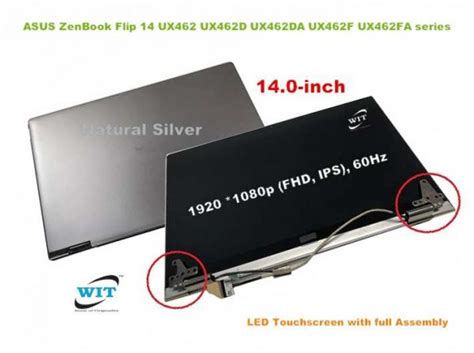 Inch Led Touchscreen With Complete Display Assembly For Asus Zenbook Flip Ux Ux D