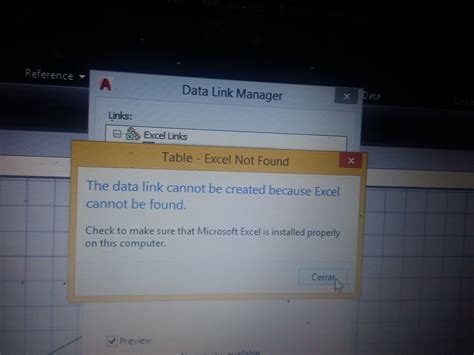 Solucionado Autocad 2017 No Reconoce O No Vincula Excel Data Link
