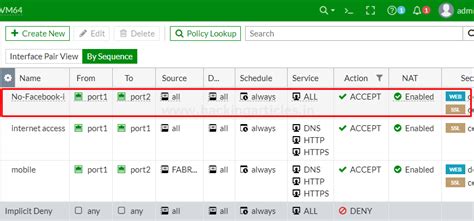 Implementation Of Firewall Policies Fortigate Part 1