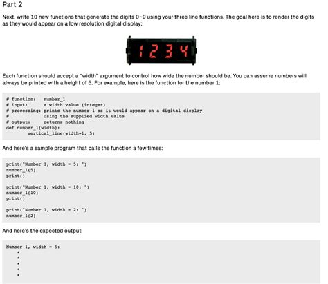 Solved Part 2 Next Write 10 New Functions That Generate The