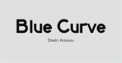 Blue Curve Font Download Fonts Owl