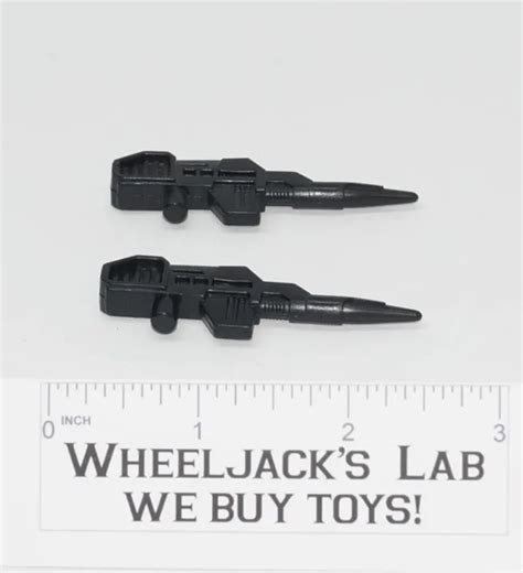 Predaking Tantrum Guns Lasers Pair 1986 Vintage G1 Transformers Action