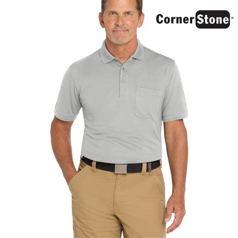 Cornerstone ® Industrial Snag Proof Pique Pocket Polo