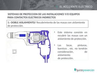 Riesgo Electrico Baja Tension Para Empresa Pptx