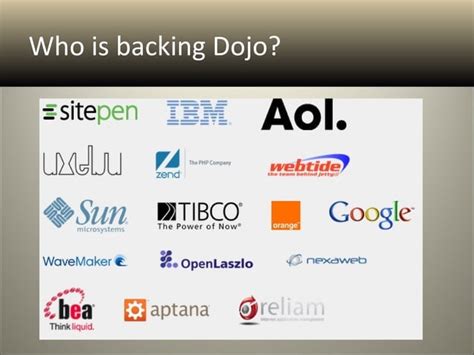 The Dojo Toolkit An Introduction Ppt