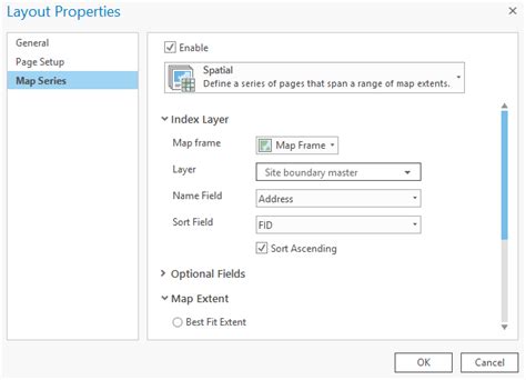 Arcgis Pro Not Saving Map Series Settings Esri Community