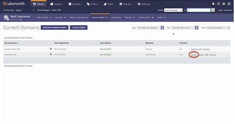 Managing Domains