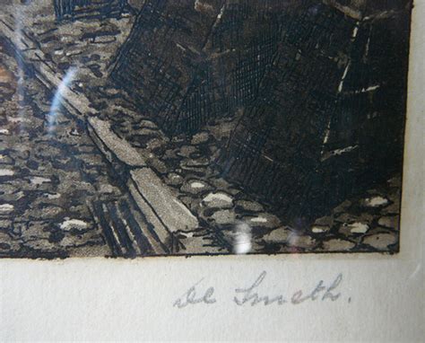 Henri De Smeth Henri De Smeth Bruxelles Gesigneerde Ets Circa