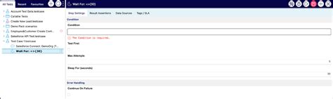 automation v3 wait for test step provar documentation