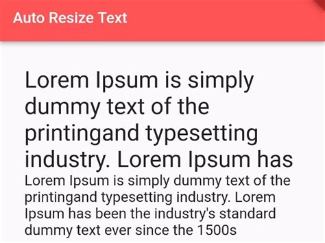 Cómo Cambiar Automáticamente El Tamaño Del Texto En Función De Su Anchura Y Altura En Flutter