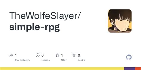 github thewolfeslayer simple rpg