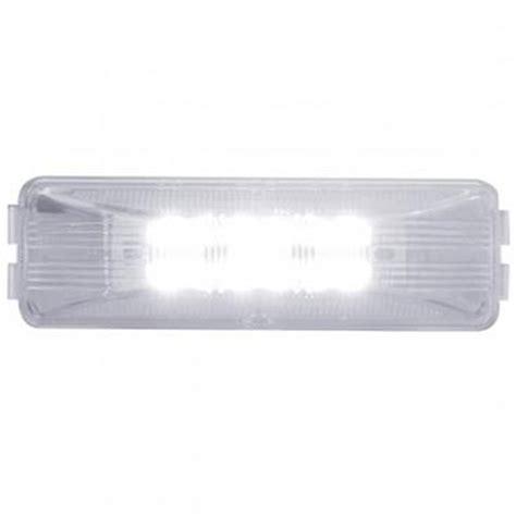 12 White Led Rectangular Auxiliary Utility Light 4 State Trucks