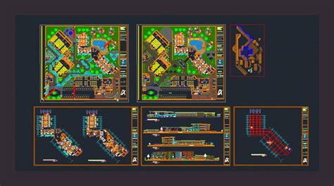 Proyecto Resort En Autocad Descargar Cad Gratis 684 Mb Bibliocad