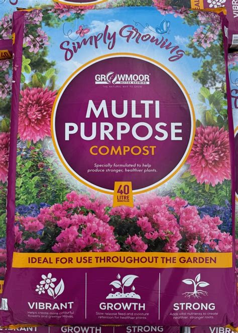Growmoor Multi Purpose Compost 40l Braithwaites Garden Centre