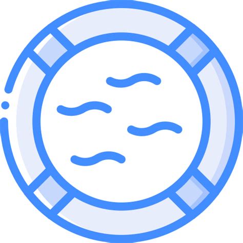 Life Ring Basic Miscellany Blue Icon