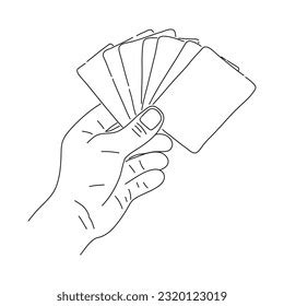85 519 Black Hand Holding Playing Cards Royalty Free Images Stock