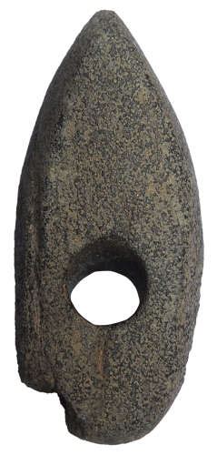 A Nordic Neolithic Dolerite Perforated Axe Hammer