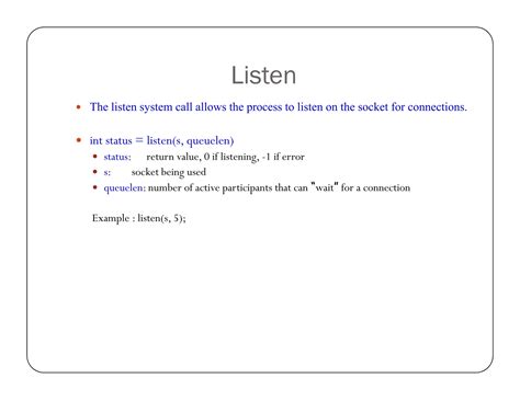Socketprogramming Tcp And Udp Overview Pdf