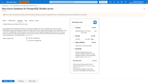 quickstart create an instance of azure database for postgresql