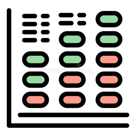 spreadsheet software showing rows and columns of data stock illustration illustration of chart