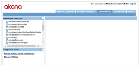 Configuration Actions