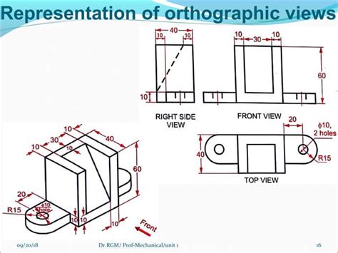 Unit Orthographic Projection Engineering Graphics PPT