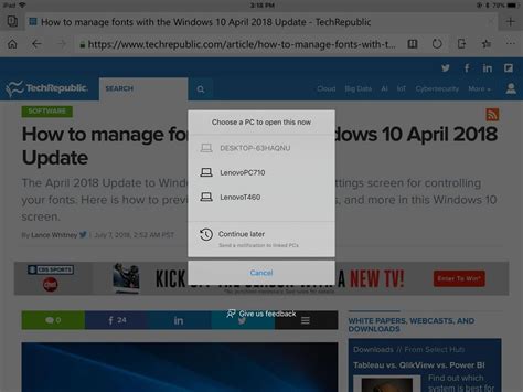 How To Use Microsoft Edge On Your Mobile Device TechRepublic