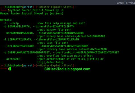 Galeri Seri Router Exploit Shovel An Automated Application Generator