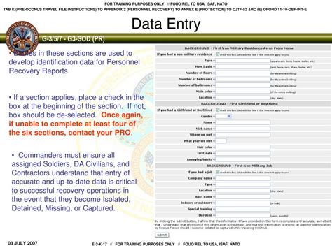 Ppt Pre Oconus Travel File Pro File Step By Step Instruction Powerpoint Presentation Id