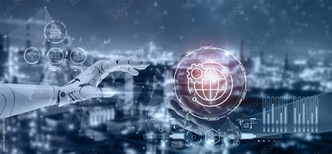 Global Data Science Concept Big Data Analysis Global Internet Network Business Analytics