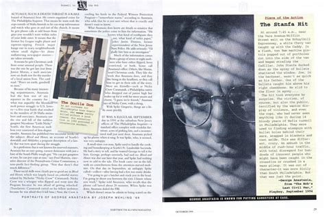 Piece Of The Action The Stanfa Hit Dartmouth Alumni Magazine October 1994