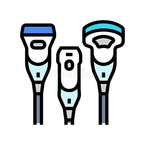 Echocardiogram Probe Cardiology Color Icon Vector Illustration Stock Vector Illustration Of