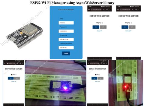 Esp32 Wi Fi Manager Using Asyncwebserver Library