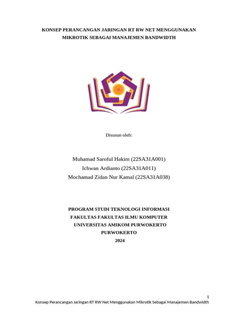 Konsep Perancangan Jaringan Rt Rw Net Menggunakan Mikrotik Sebagai Manajemen Bandwidth Pdf