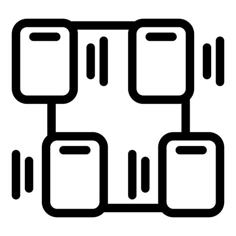 Decentralized Network Icon Showing Data Sharing Concept 47438979 Vector