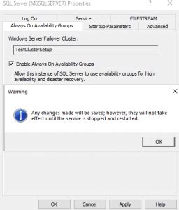 Basic Always On Availability Groups In Sql Server Standard Sqlservercentral Once Windows