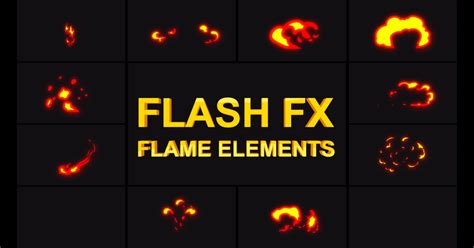 Flash Fx Flame Elements Vfx Unity Asset Store
