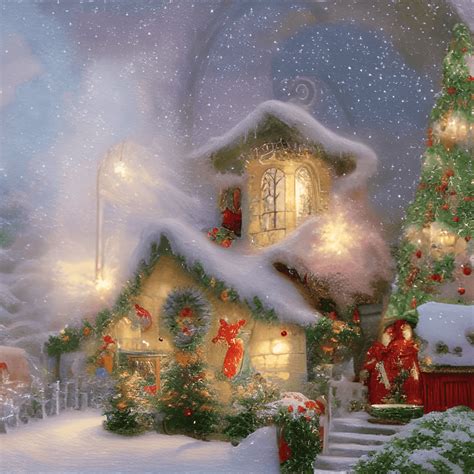 Beautiful Christmas Landscape