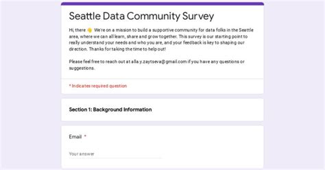 Alla Zaytseva On Linkedin Seattle Data Community Survey