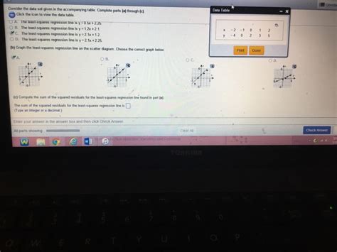 Solved For Picture Number Compute The Sum Of The Squared Chegg