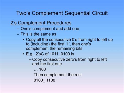 PPT Serial Twos Complement PowerPoint Presentation Free Download ID 3198325