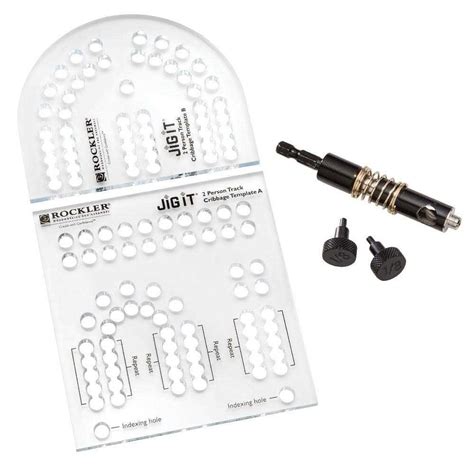 Rockler Small Cribbage Board Templates Shop Hardware Tools For Work And Home