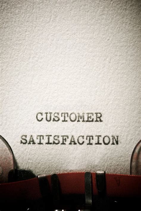 Customer Satisfaction Text Stock Image Image Of Management 276764465