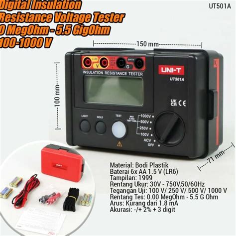 Jual Megger Insulation Tester High Voltage Meger Meter Alat Ukur Grounding Shopee Indonesia