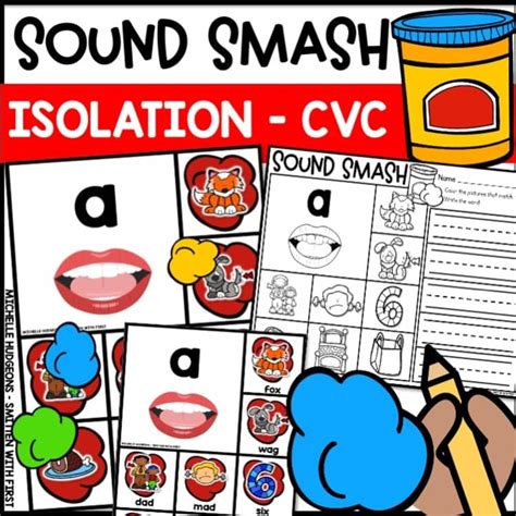 Cvc Words Short Vowels Segmenting And Blending Activities Games Worksheets