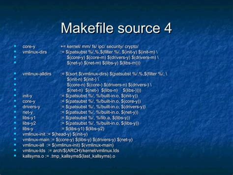 2005structures And Functions Of Makefile Ppt